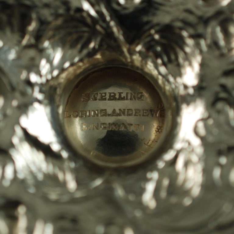 Early 20th Century Loring Andrews Sterling Silver Repousse Castle ...