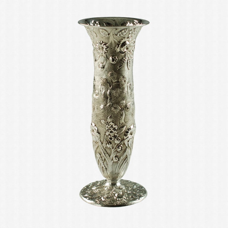 Early 20th Century Loring Andrews Sterling Silver Repousse Castle ...