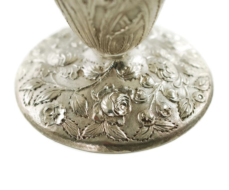 Early 20th Century Loring Andrews Sterling Silver Repousse Castle ...