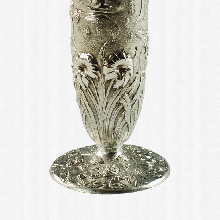 Early 20th Century Loring Andrews Sterling Silver Repousse Castle ...