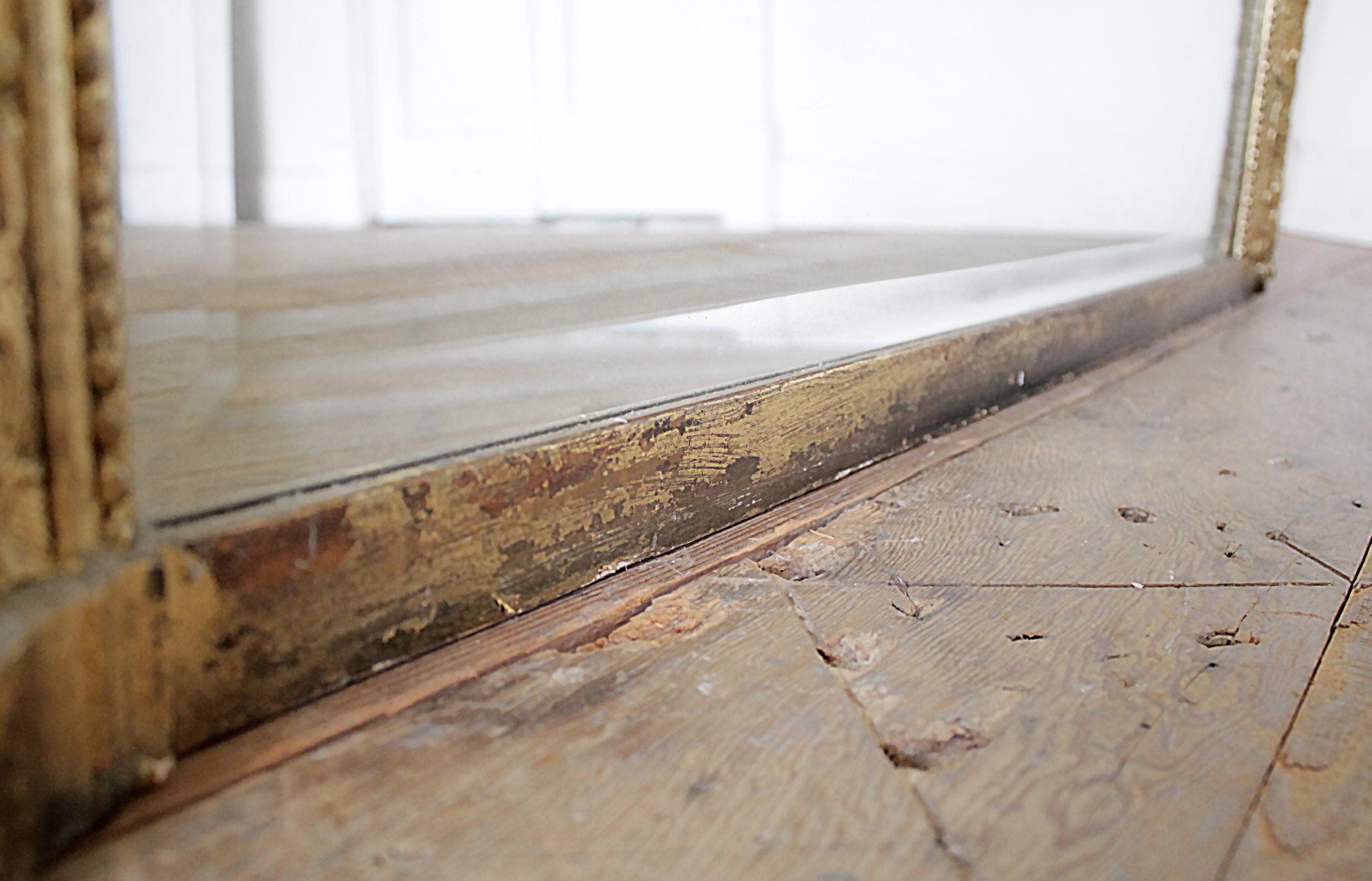 Early 20th Century Louis Philippe Style Giltwood Mirror with Clamshell ...