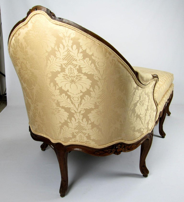 Early 20th Century Louis XV Style Chaise Lounge For Sale at 1stDibs