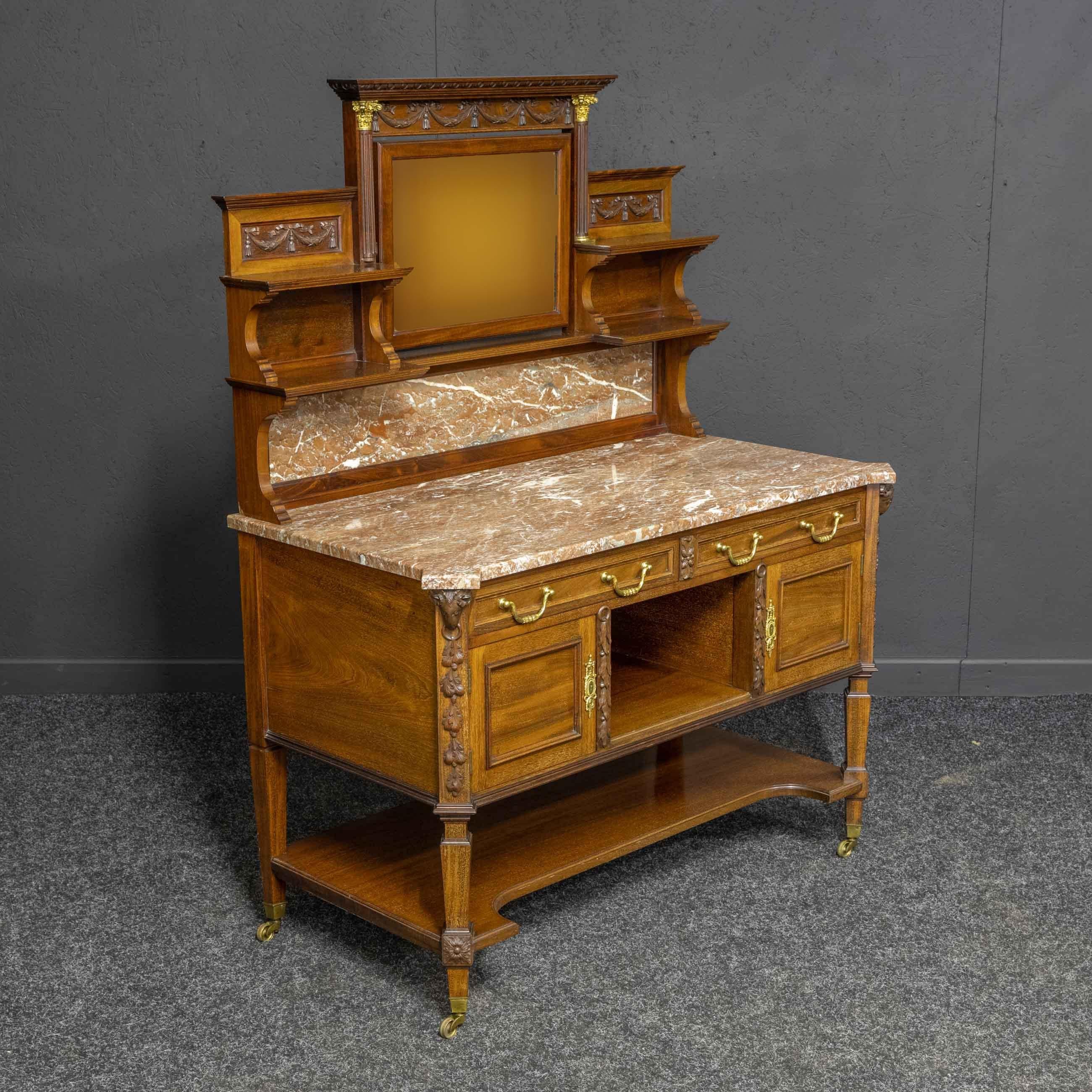 Early 20th Century Mahogany Washstand For Sale at 1stDibs