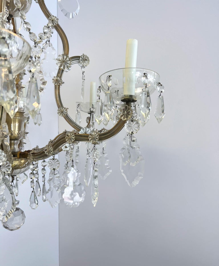 Early 20th Century Maria Theresa 8 Arm Crystal Chandelier For Sale at ...