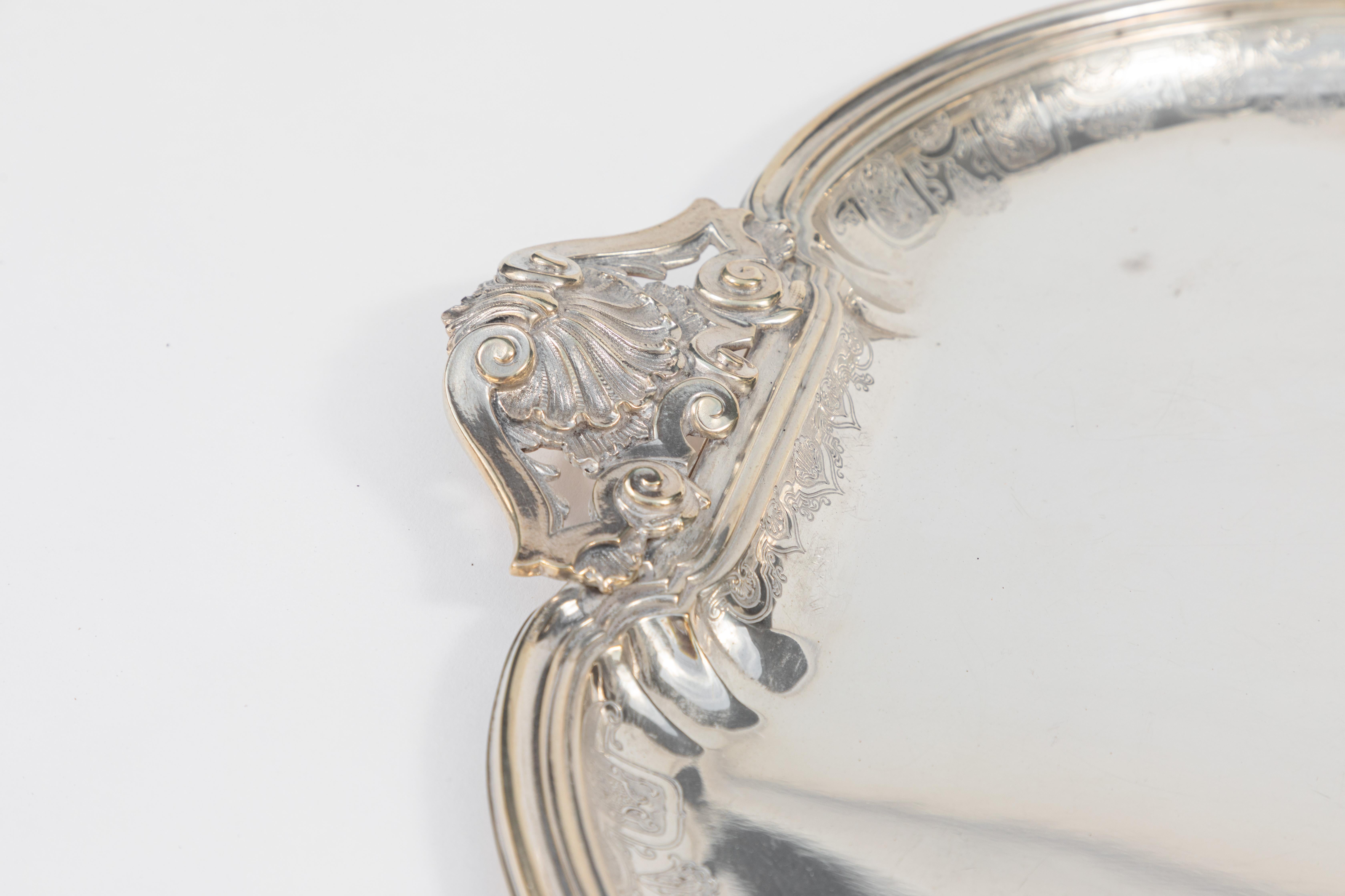 Early 20th Century Mario Buccellati Sterling Silver Tray For Sale at ...