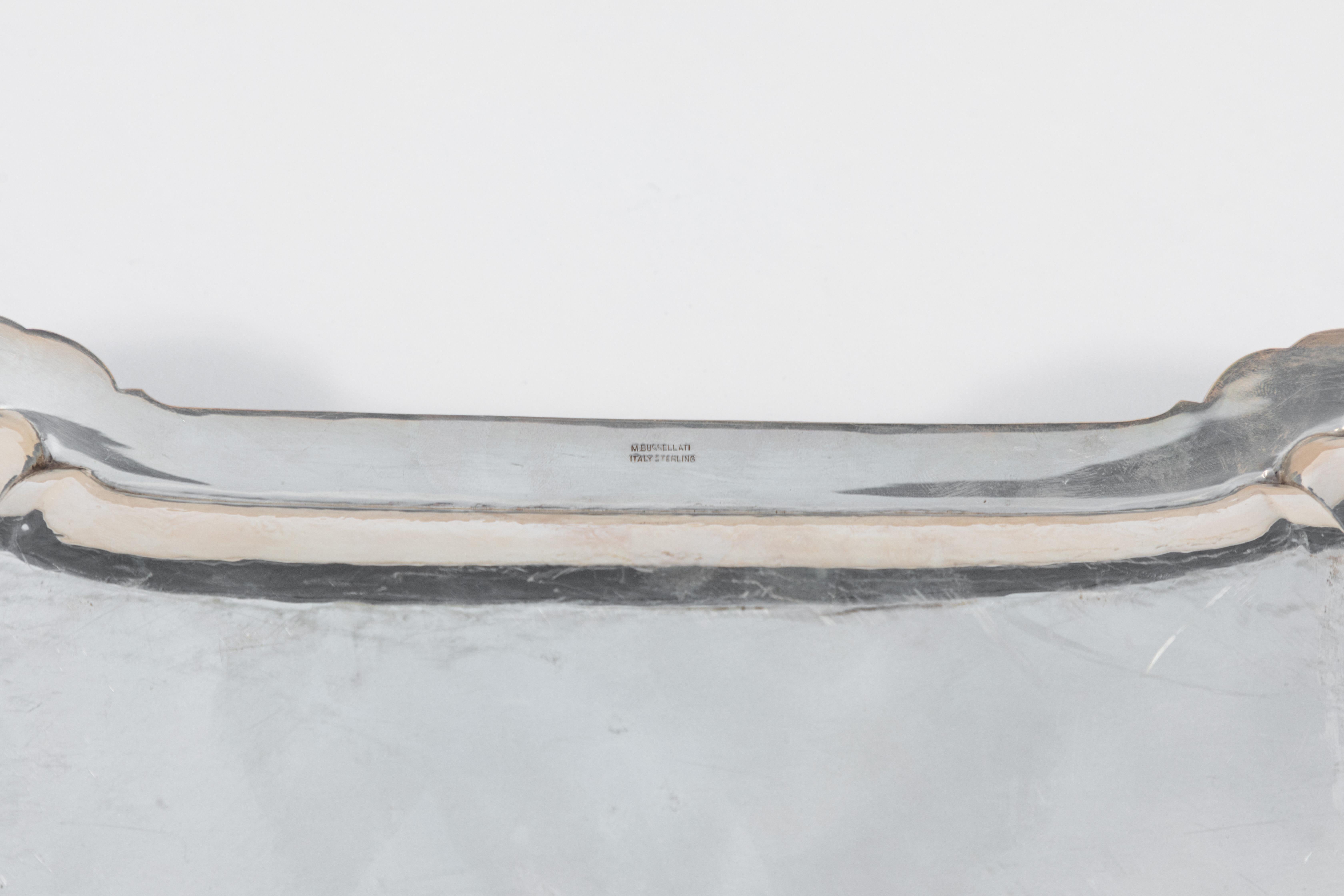 Early 20th Century Mario Buccellati Sterling Silver Tray For Sale at ...
