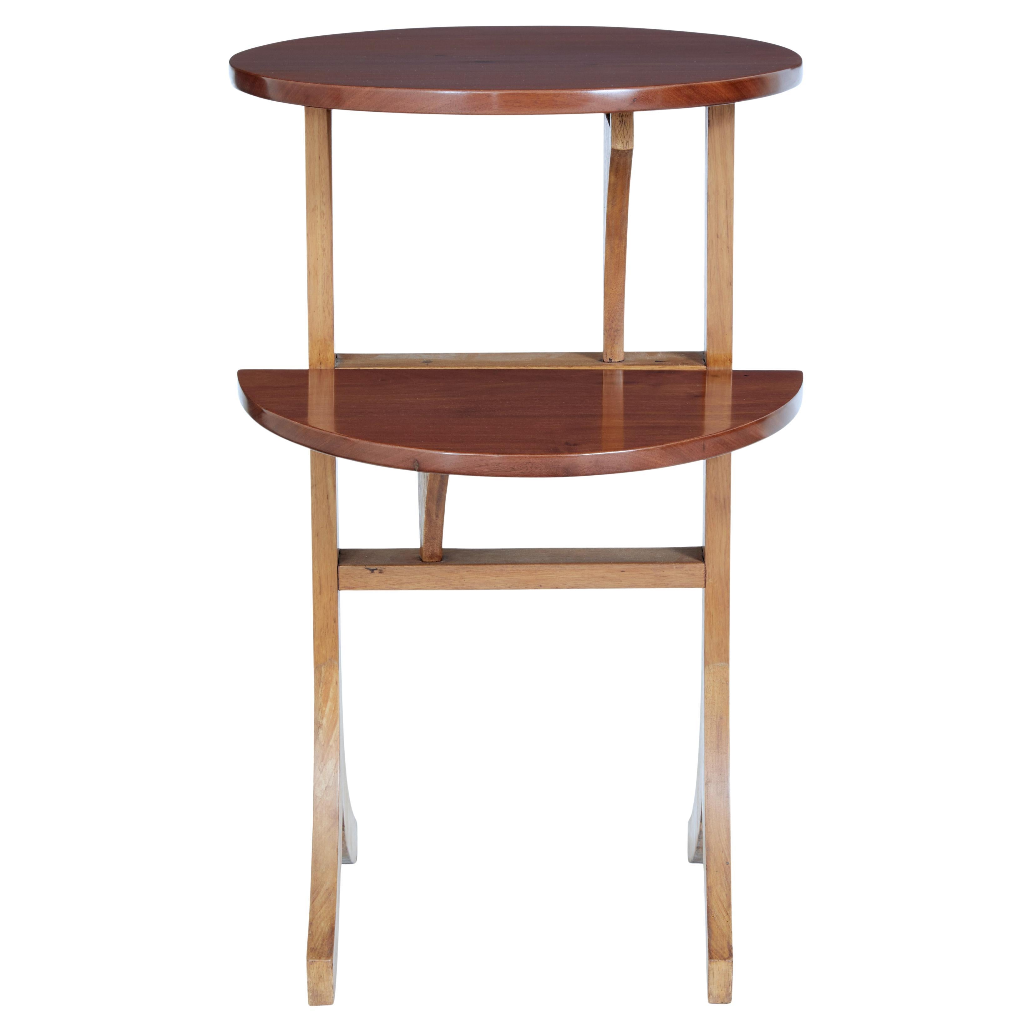 Early 20th Century British Mahogany and Ebony Magazine Table at 1stDibs ...