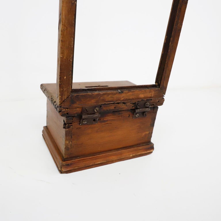 Early 20th Century Mexican Alms Box For Sale at 1stDibs