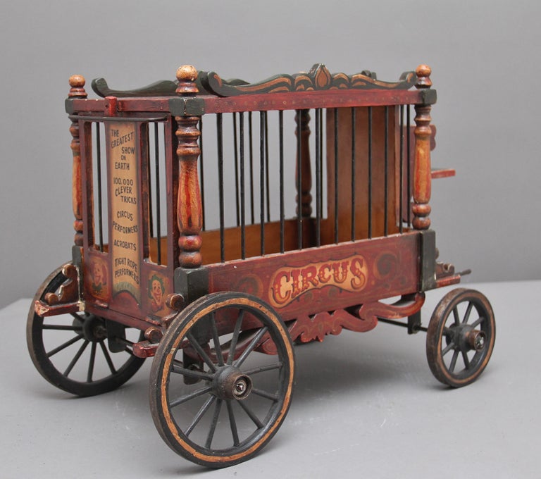 Early 20th Century Model of a Circus Wagon at 1stDibs