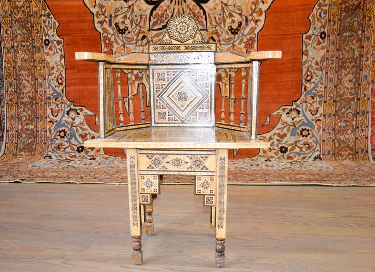 Early 20th Century Moroccan Chair For Sale at 1stDibs