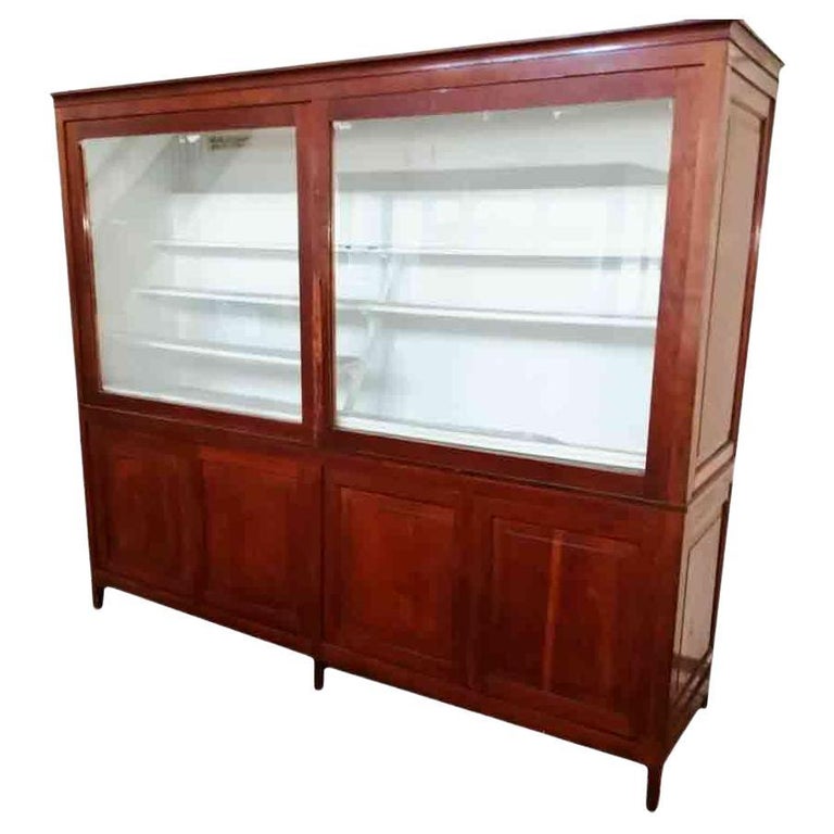 Early 20th Century Museum Wall Vitrine from Barcelona's Natural Science ...