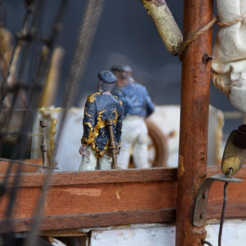 Early 20th Century Nautical Self Taught Folk Art Scratch Built the ...