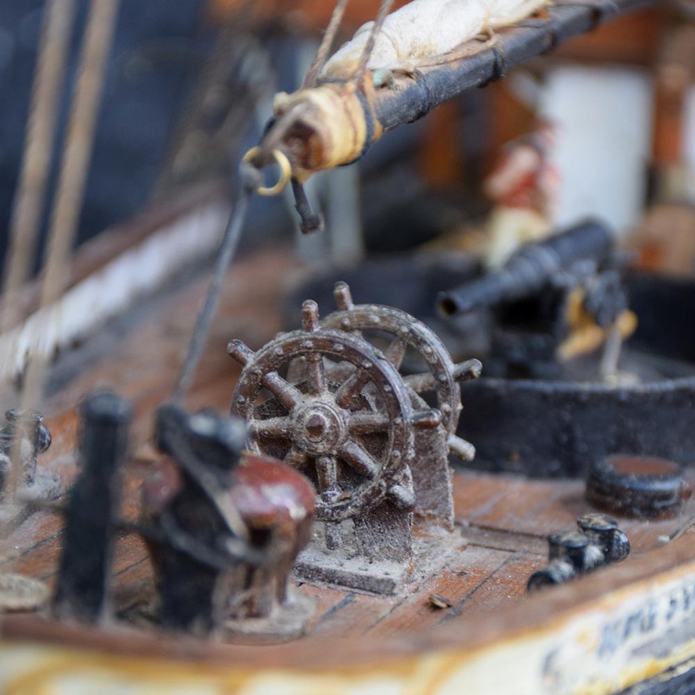 Early 20th Century Nautical Self Taught Folk Art Scratch Built the ...