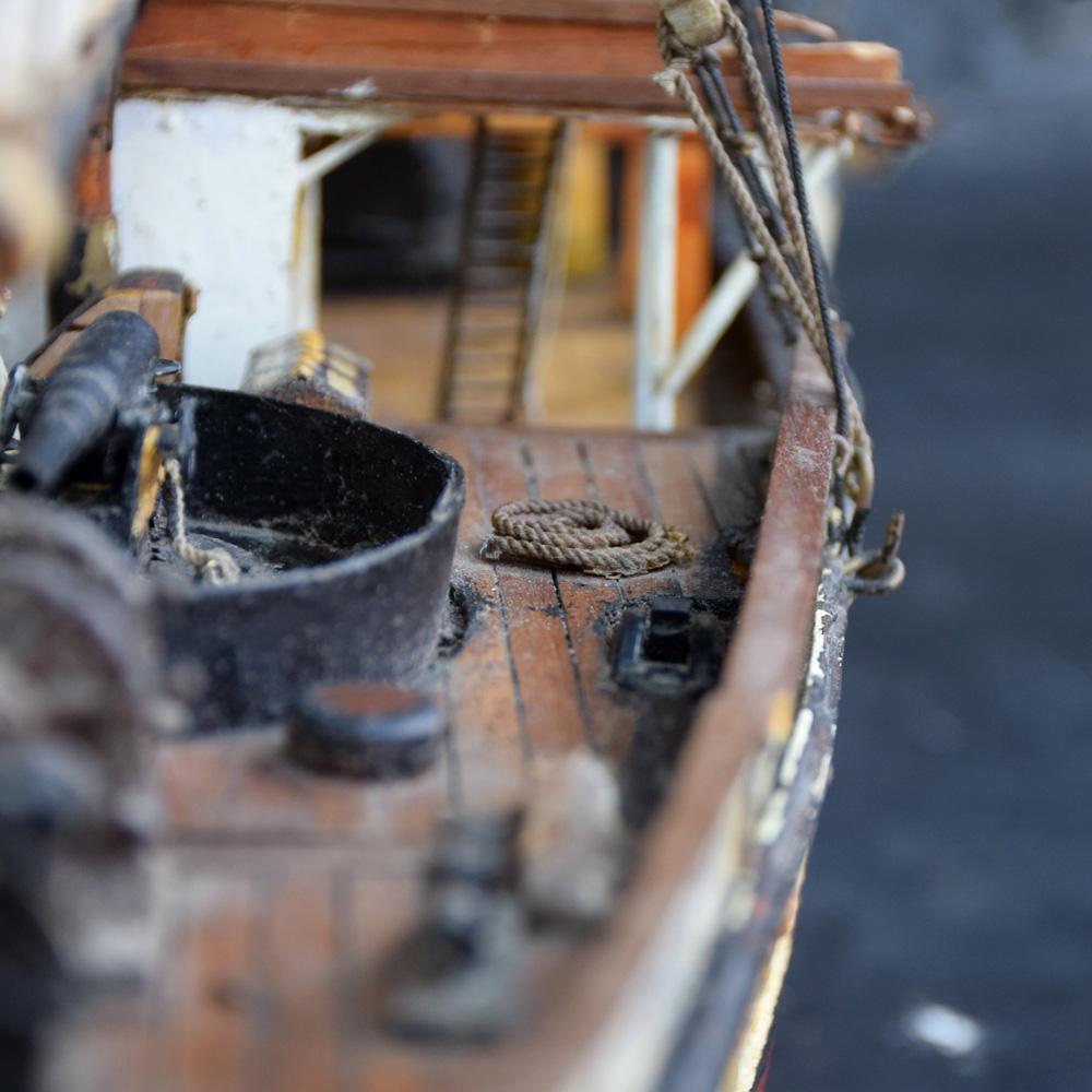 Early 20th Century Nautical Self Taught Folk Art Scratch Built the ...