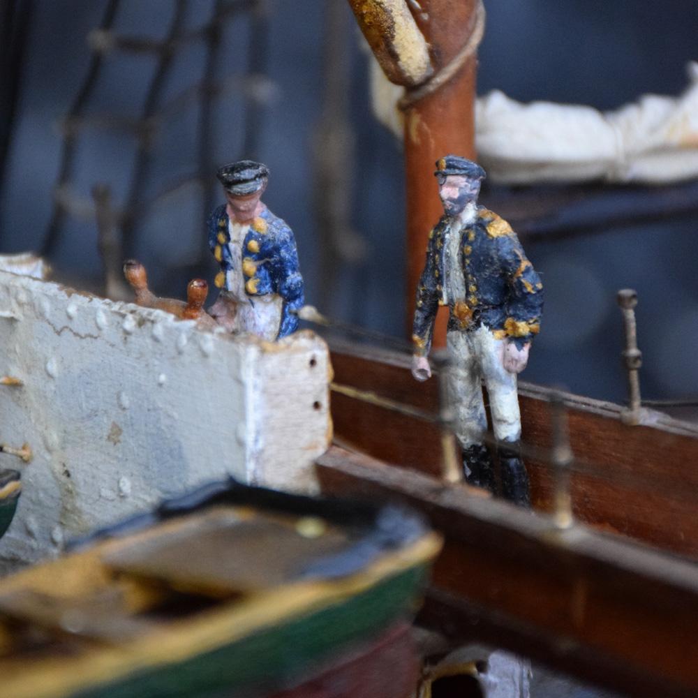 Early 20th Century Nautical Self Taught Folk Art Scratch Built the ...