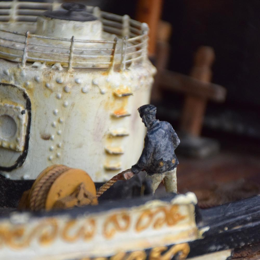 Early 20th Century Nautical Self Taught Folk Art Scratch Built the ...