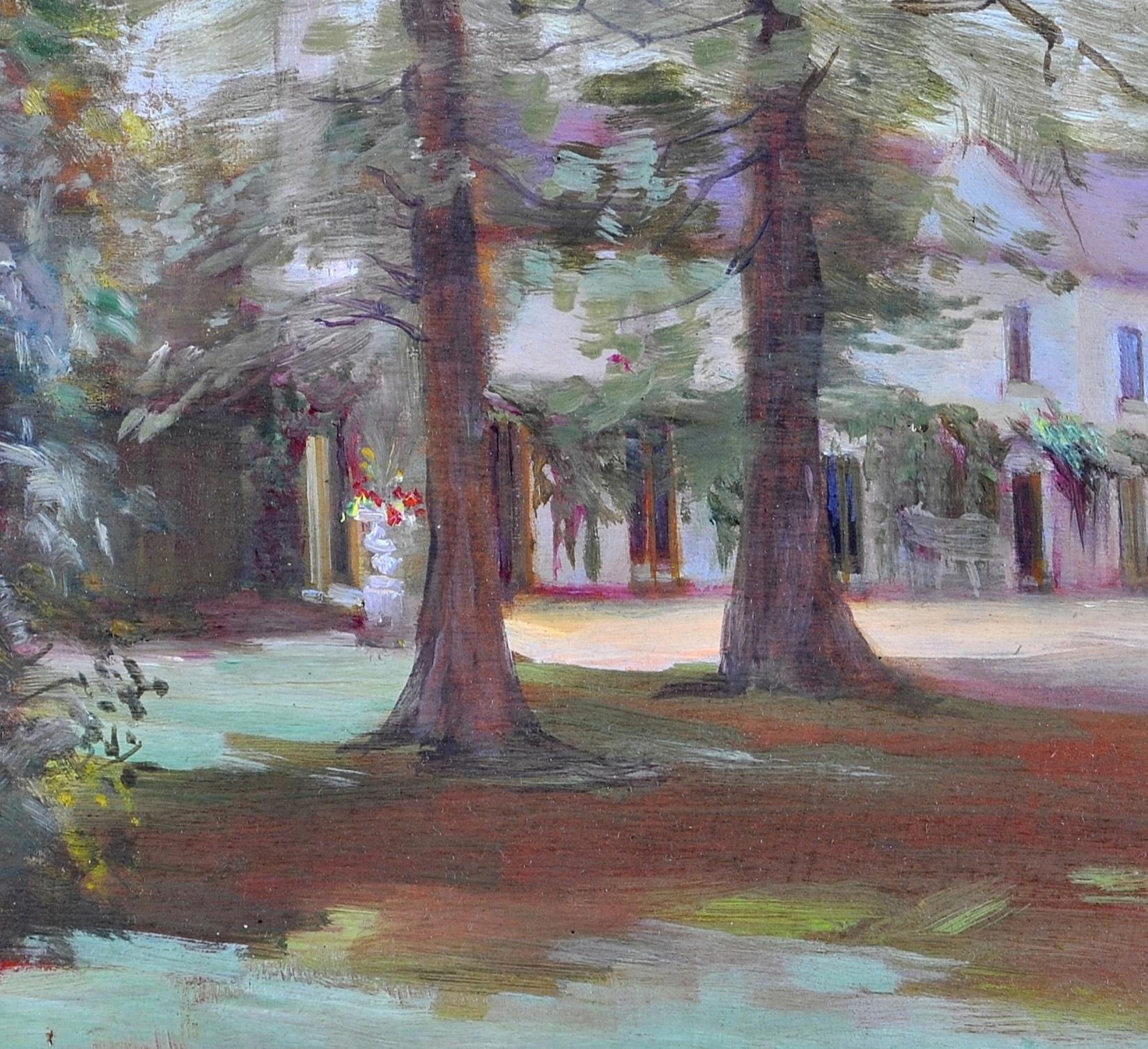 Early 20th Century Newlyn School - Picking Flowers - Early 20th Century Cornish St Ives ...