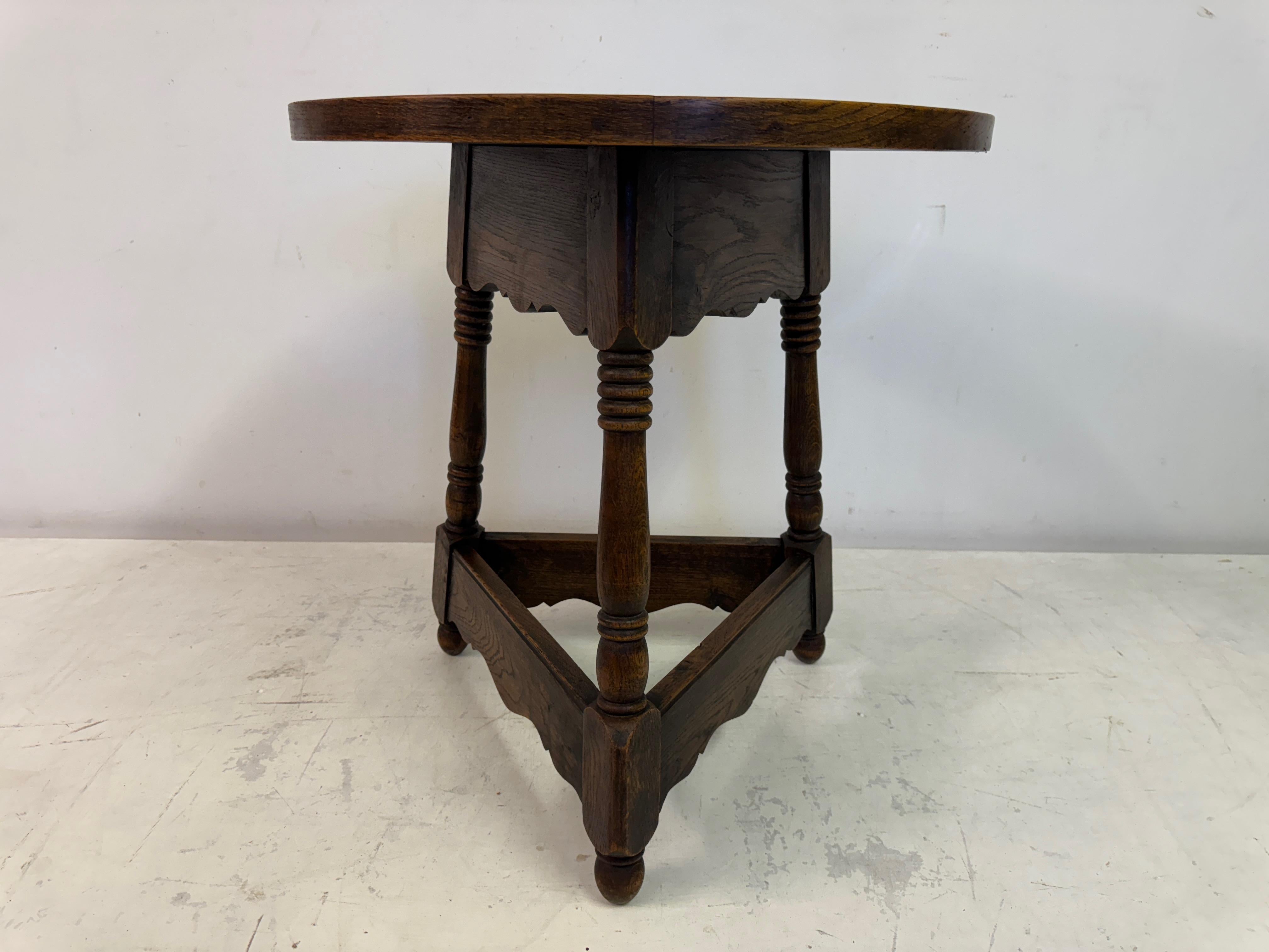 Early 20th Century Oak Cricket Table at 1stDibs