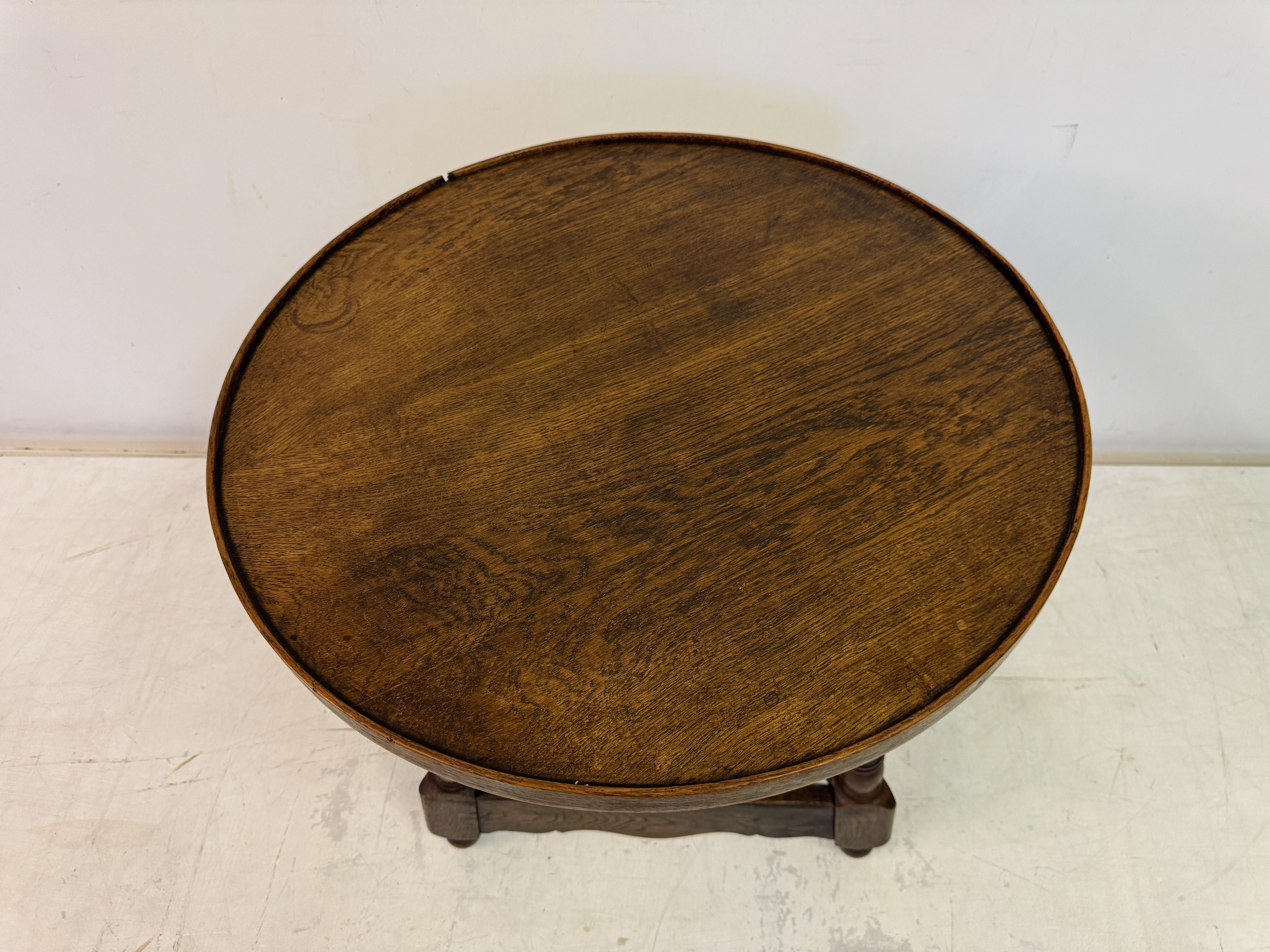 Early 20th Century Oak Cricket Table at 1stDibs