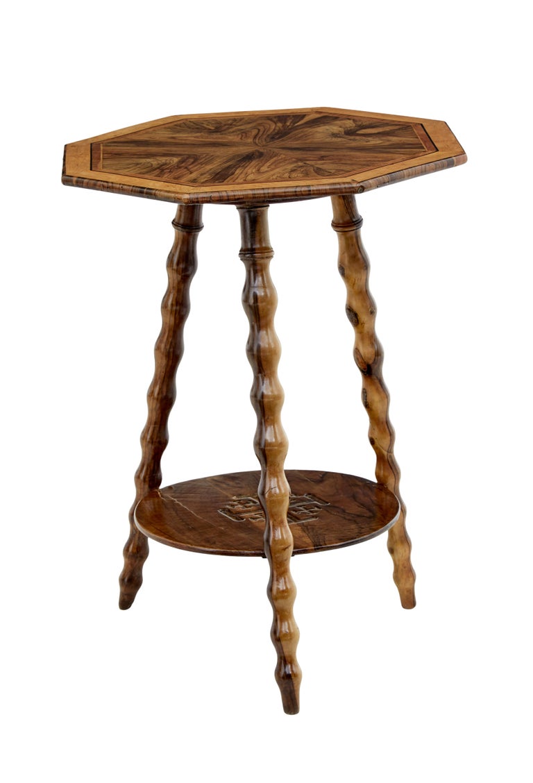 Early 20th Century Olive Wood Jerusalem Table at 1stDibs