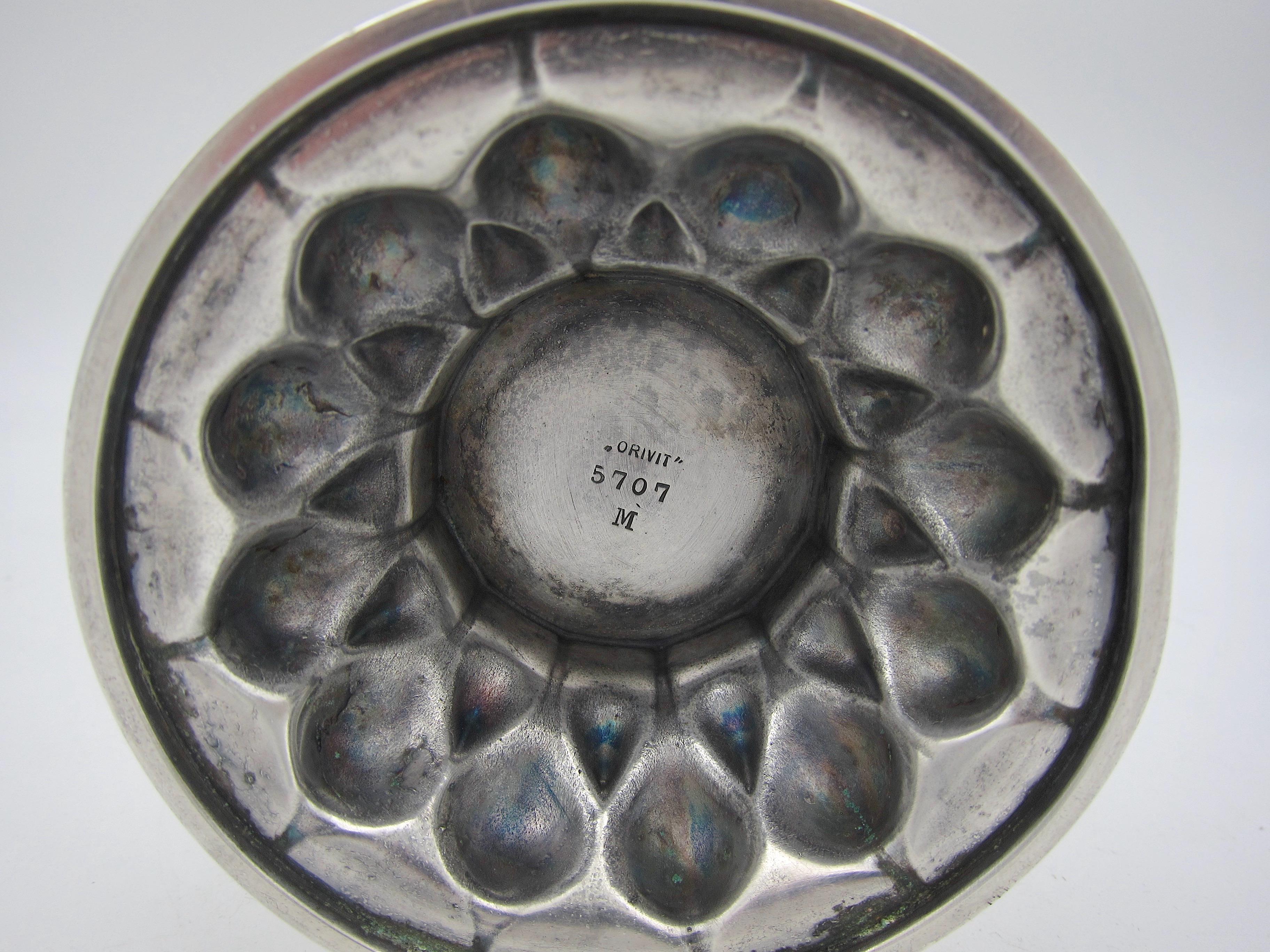 Orivit Secessionist Silvered Metal Presentation Vase Trophy For Sale at ...