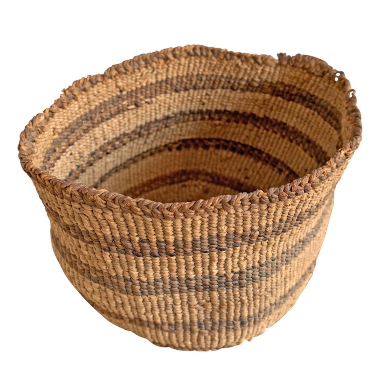 Early 20th Century Pacific NW Native American Basket at 1stDibs