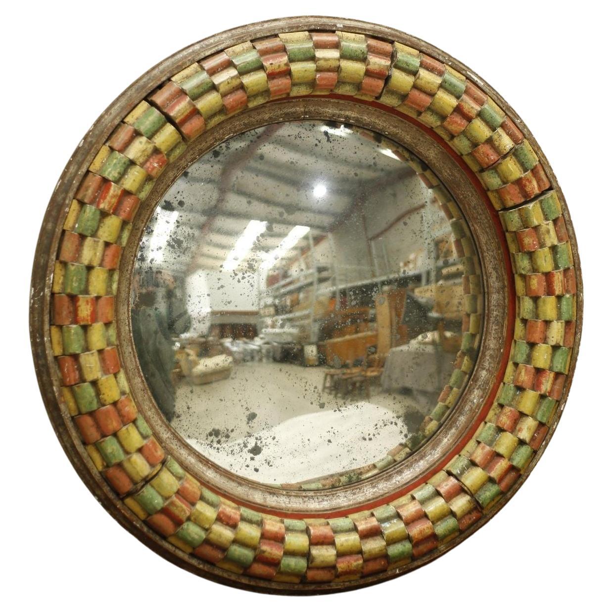 80's Convex Mirror, 20th Century For Sale at 1stDibs
