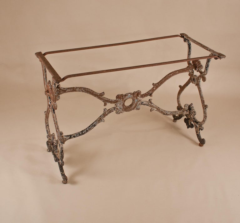 Early 20th Century Painted Iron Table Base at 1stDibs