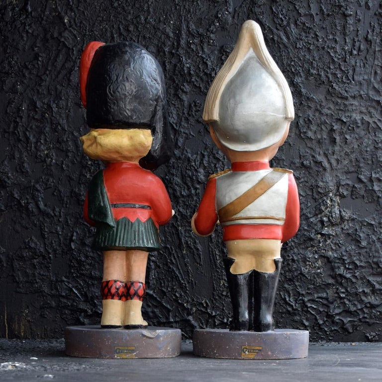 Early 20th Century Papier Mâché Pytram Ltd English Advertising Figures ...