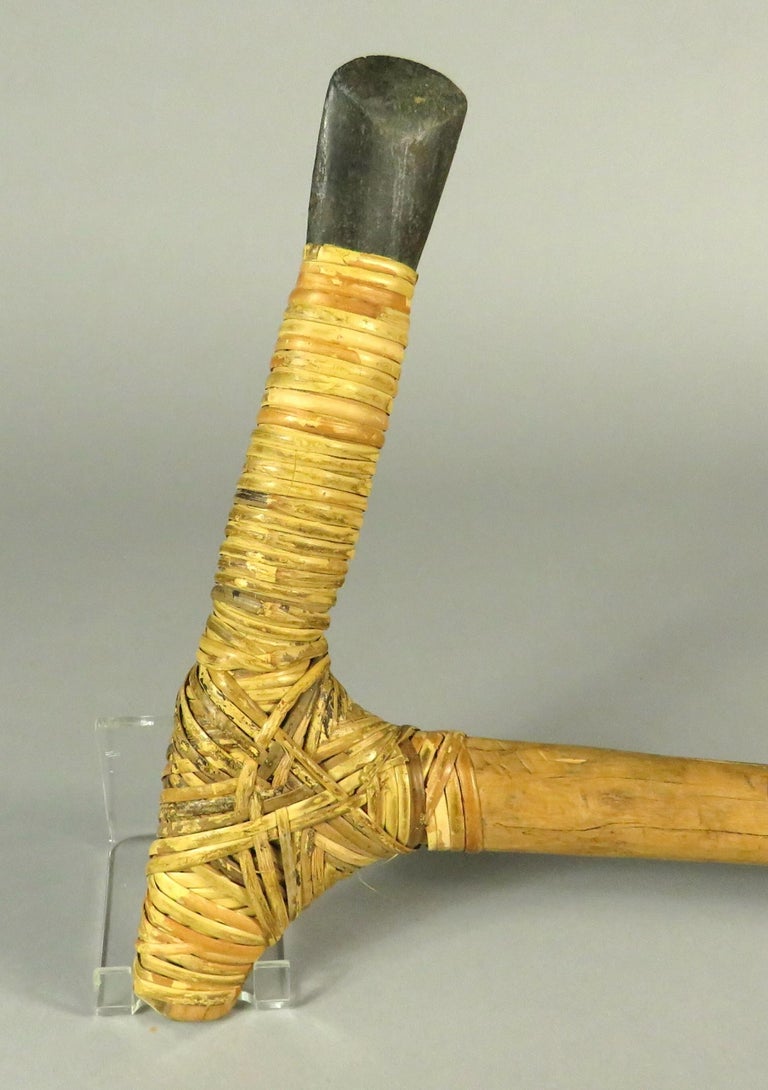 Early 20th Century Papua New Guinea Adze / Foot Adze For Sale at 1stDibs
