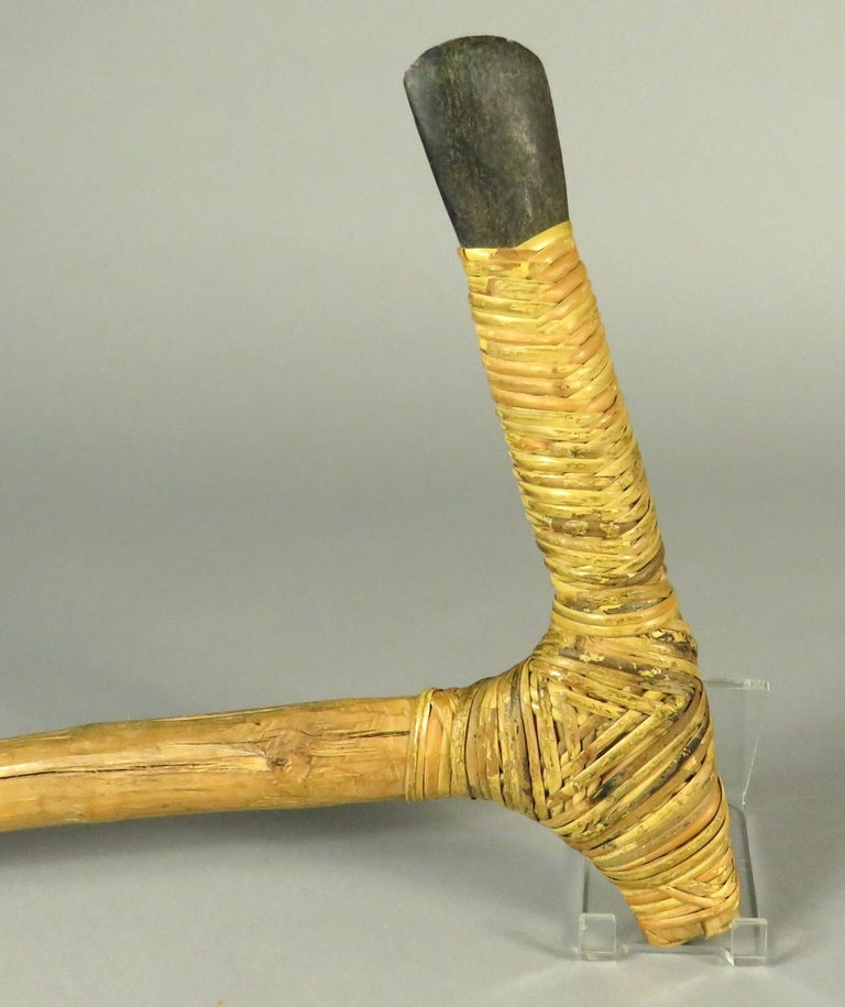 Early 20th Century Papua New Guinea Adze / Foot Adze For Sale at 1stDibs