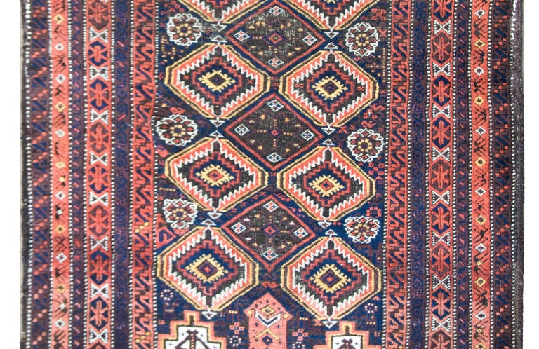 Early 20th Century Persian Baluch Rug For Sale at 1stDibs