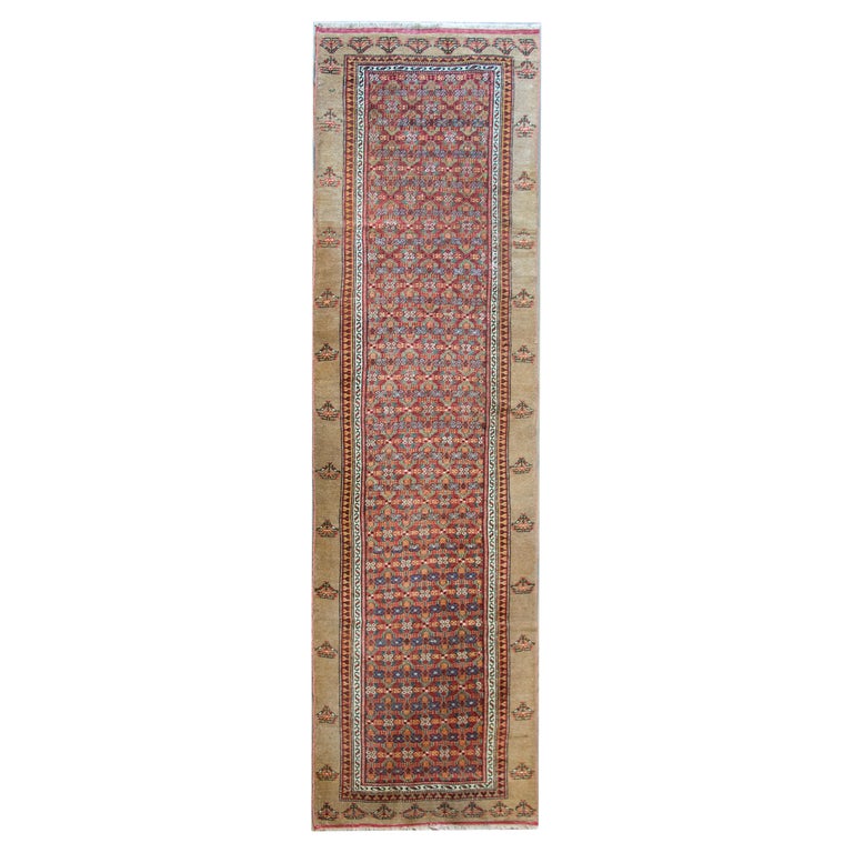 Early 20th Century Persian Serb Runner For Sale at 1stDibs