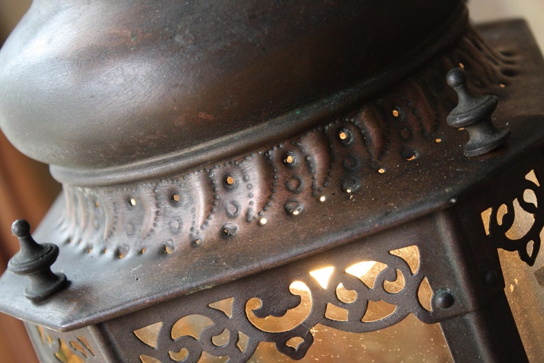 Early 20th Century Pierced and Pressed Copper Sacred Heart Catholic ...