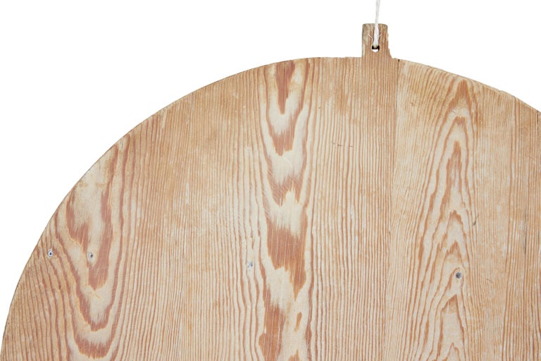 Early 20th Century Pine Table Top Breadboard For Sale at 1stDibs