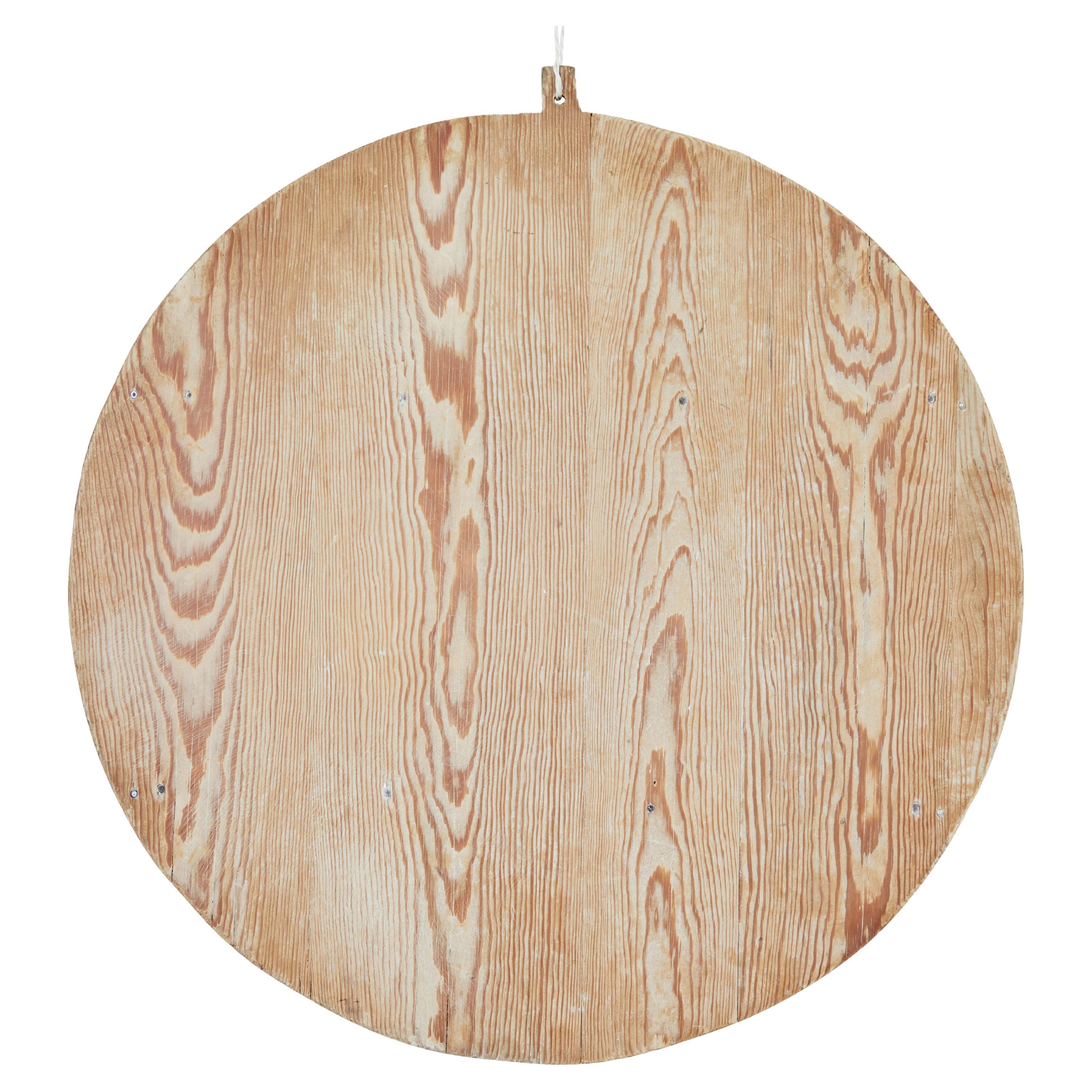 Early 20th Century Pine Table Top Breadboard For Sale at 1stDibs