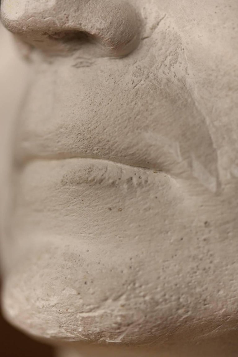 Early 20th Century Plaster Death Mask For Sale at 1stDibs