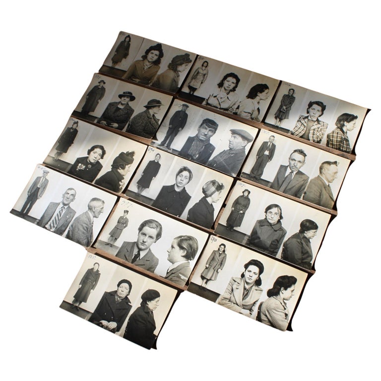 Early 20th Century Police Booking Photographs Portraits Mug Shots ...