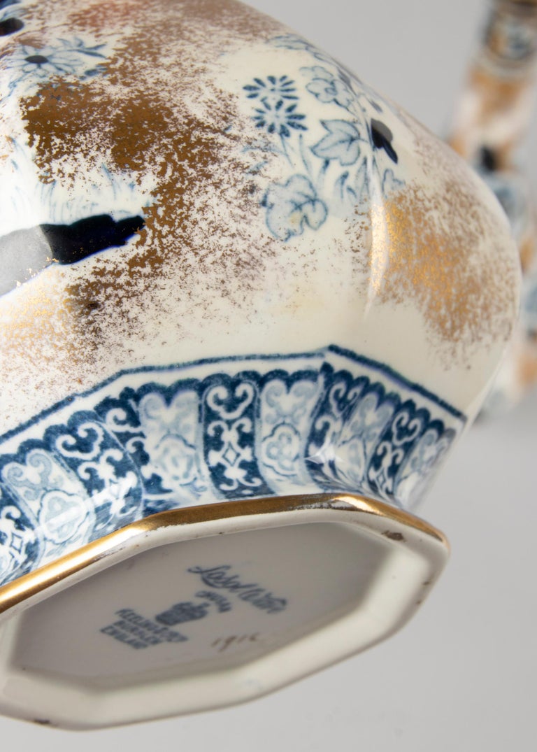 Early 20th Century Porcelain Vases by Keeling and Co Chusan Losol Ware ...