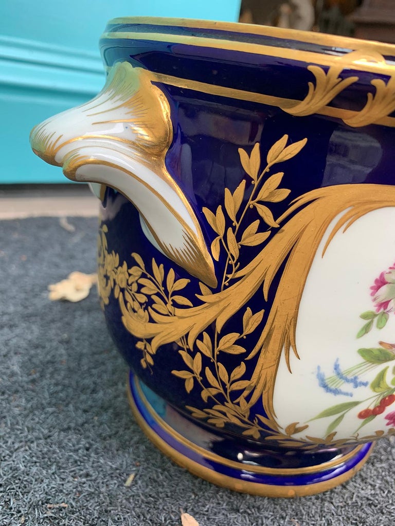Early 20th Century Probably French Limoges Cobalt Blue and Gilt ...