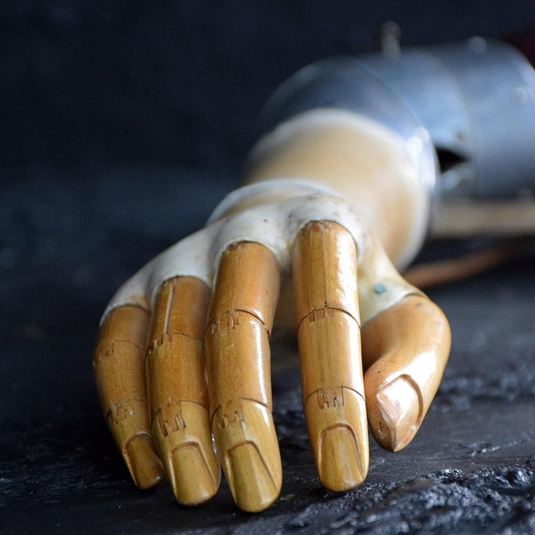 Early 20th Century prosthetic articulated arm at 1stDibs