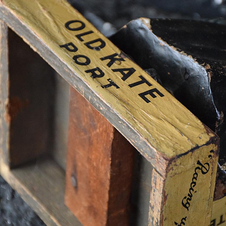 Early 20th Century Pytram Papier Mache Old Kate Port Advertising Figure ...