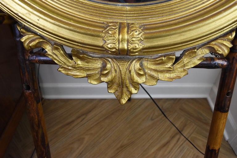 Early 20th Century Round Federal Mirror with Convex Glass For Sale at ...