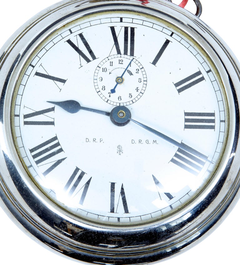 Early 20th Century RSM German Clock Oversized Pocket Watch by D.R.G.M ...