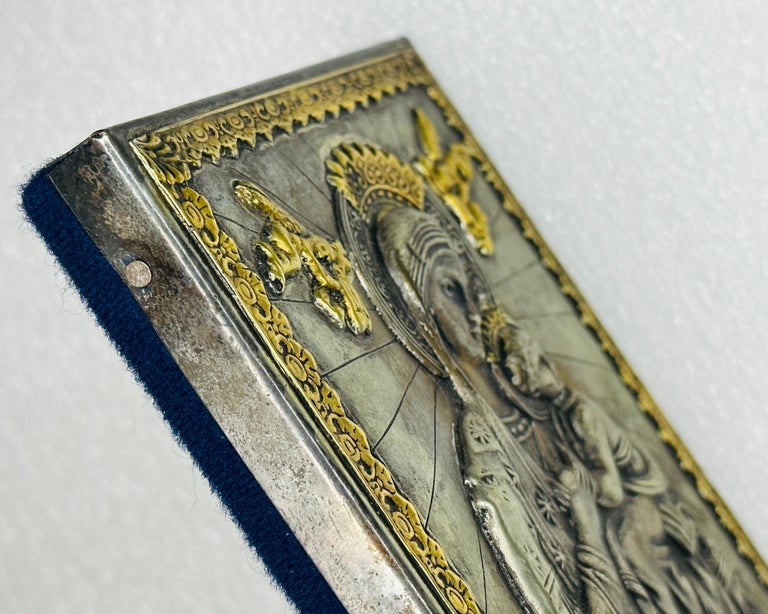 Early 20th Century Russian Icon of Madonna and Child in Repoussé Metal ...