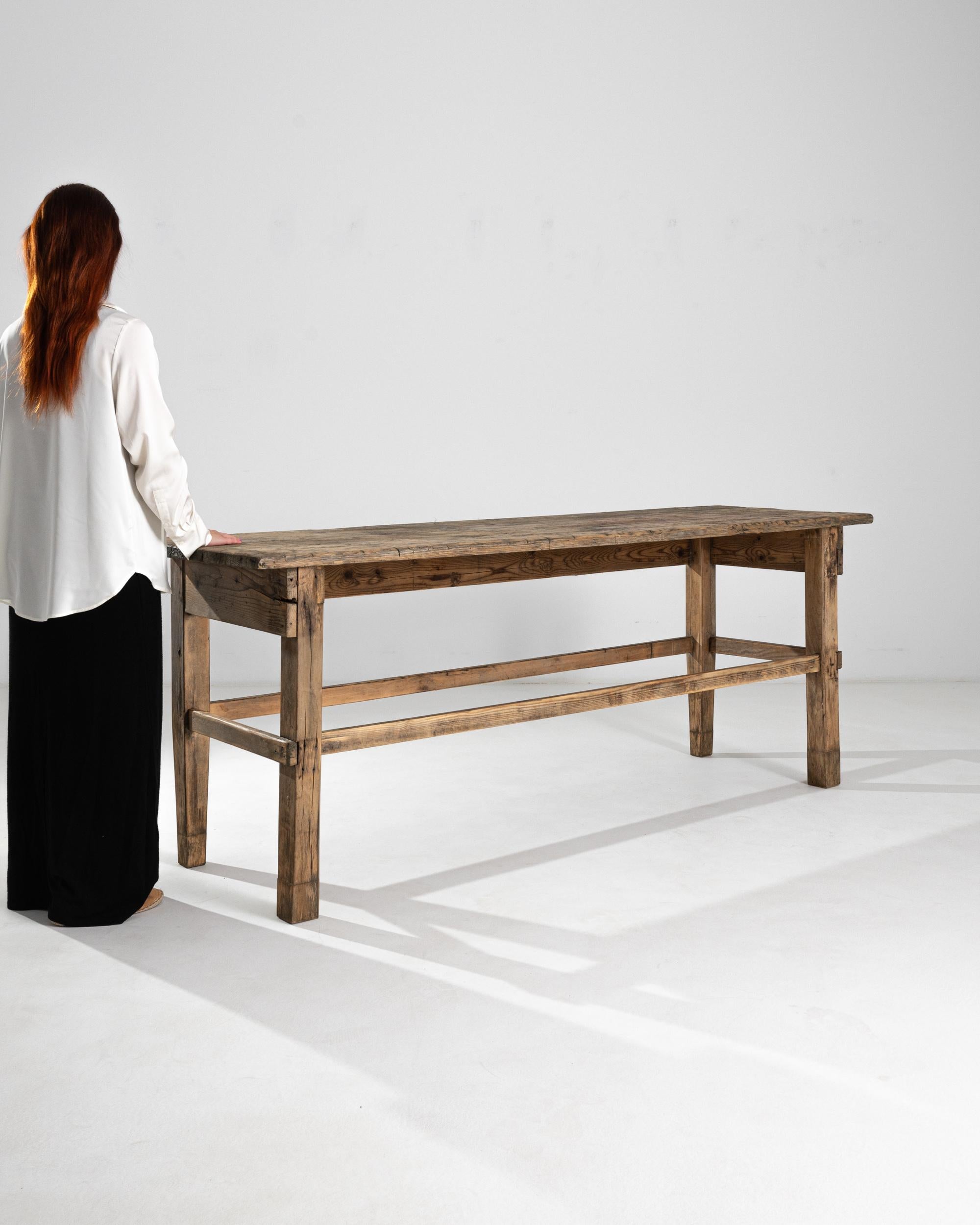 Early 20th Century, Rustic Central European Wooden Table For Sale at ...