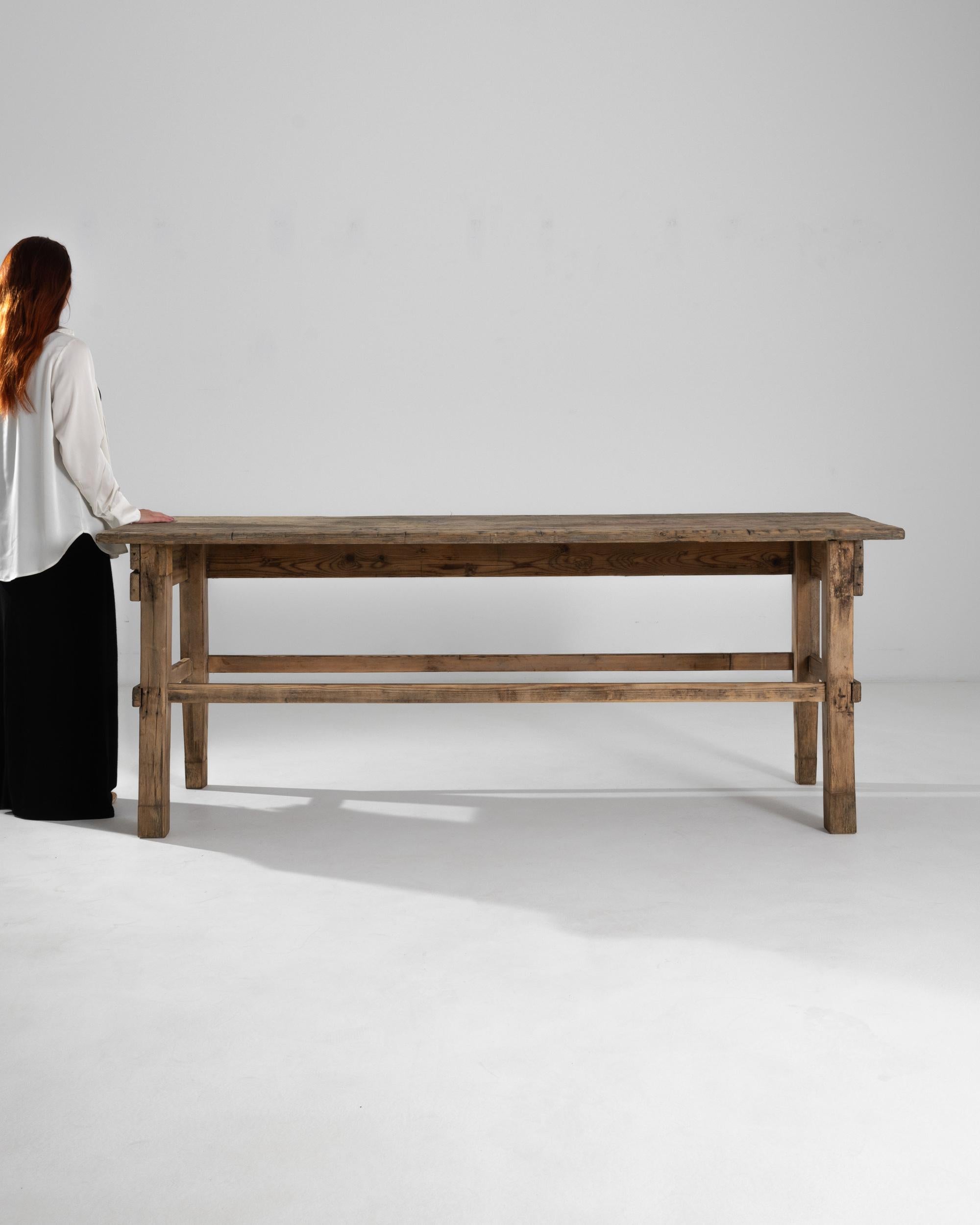 Early 20th Century, Rustic Central European Wooden Table For Sale at ...