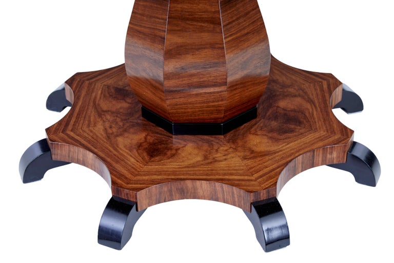 Early 20th Century Scandinavian Fruitwood Art Deco Center Table For ...