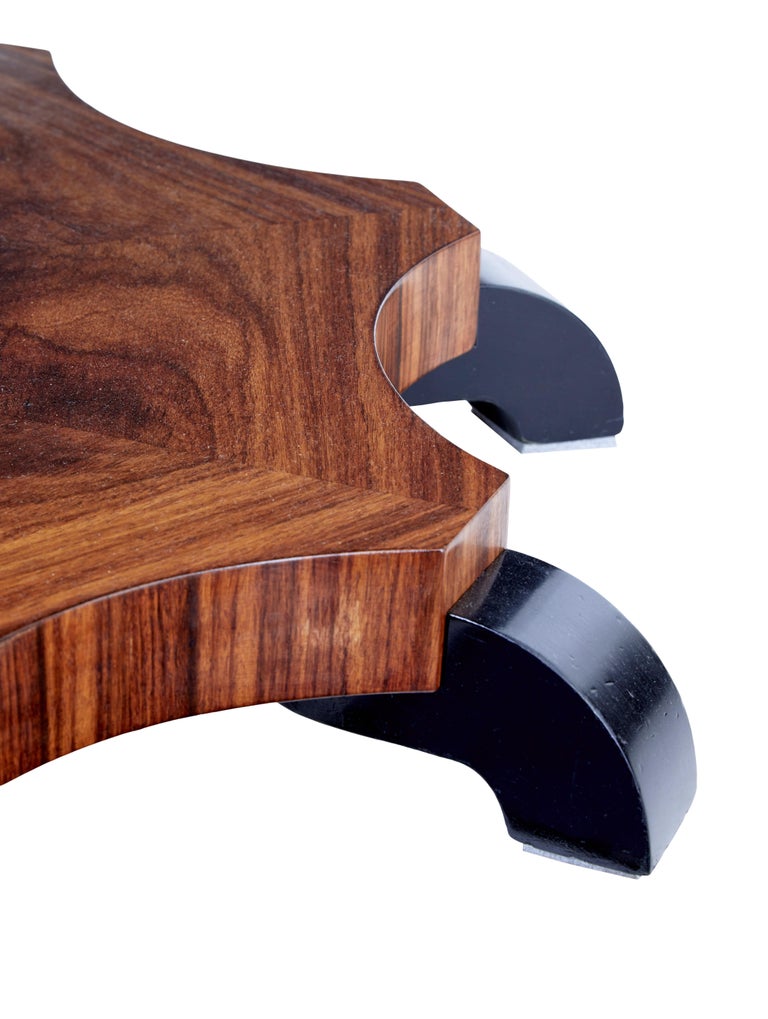Early 20th Century Scandinavian Fruitwood Art Deco Center Table For ...
