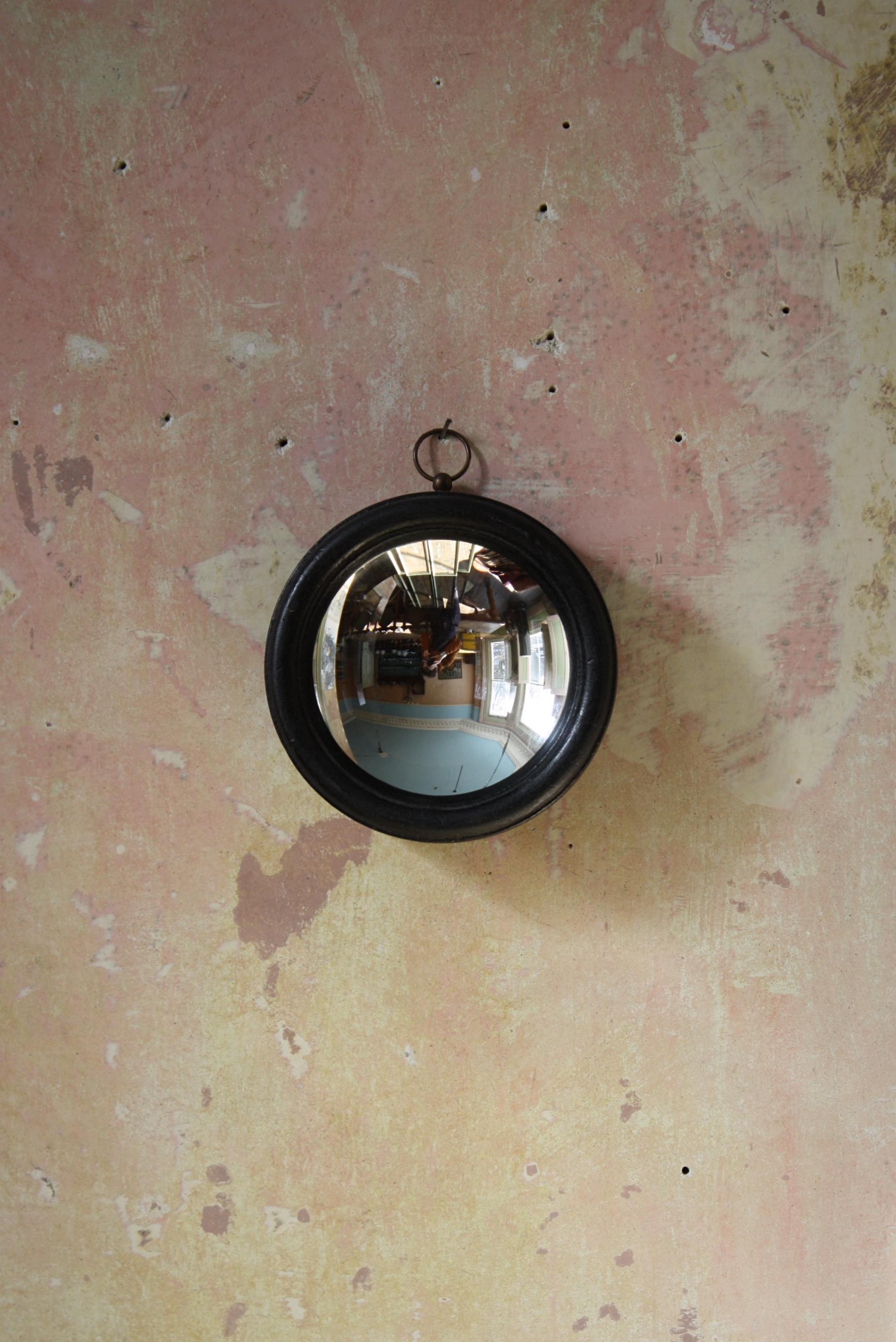 Early 20th Century Scientific Small Concave Optical Mirror Fairground ...